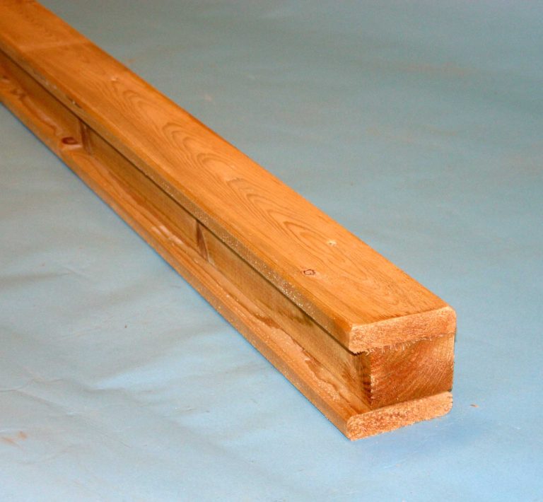 Grooved Timber End Post